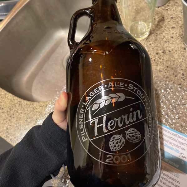 Personalized Beer Growler, Engraved Growler, Custom Beer Gifts, Beer ...