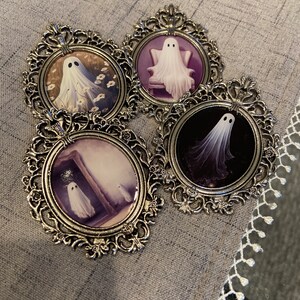 Tiny Baroque Framed Rustic Ghost Portrait 2x3 Inches - Etsy