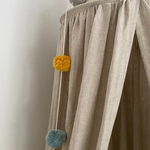NEW Canopy Maxi Boho Twist Natural Cotton Linen Hanging Canopy Reading ...