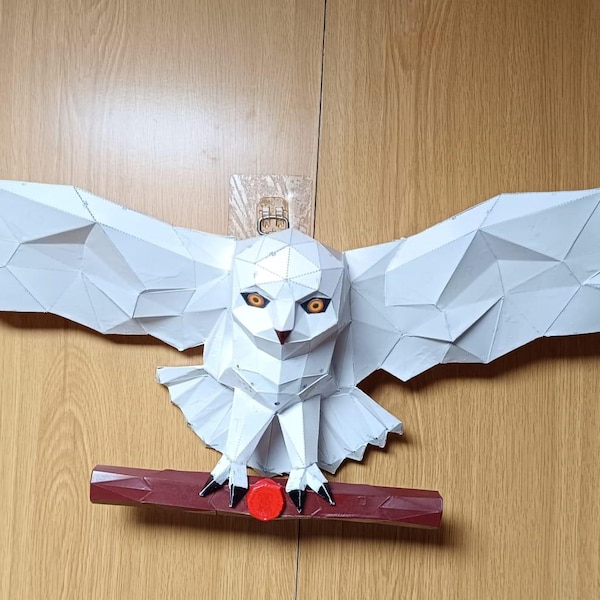 DIY Papercraft Owl,3d Owl Model,origami Owl,owl Templates,sitting Owl ...