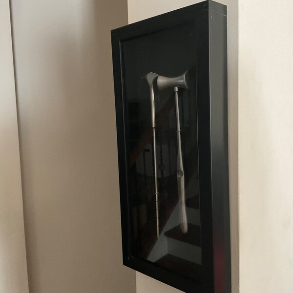 Lobotomy Orbitoclast & Hammer Surgical Medical Tools Shadowbox With ...