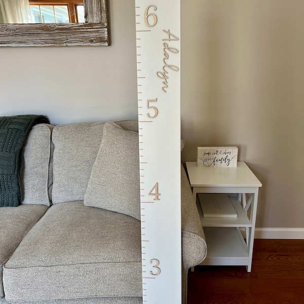 Growth Chart Ruler 3D, Wooden Measuring Stick for Kids, Giant Wall ...