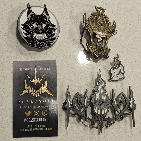 Wraith Glow in the Dark Ghost Horror Pin - Etsy