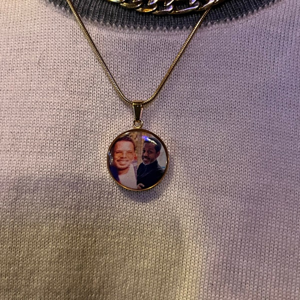 Personalized Picture Necklace, Custom Photo Pendant Necklace, Photo ...