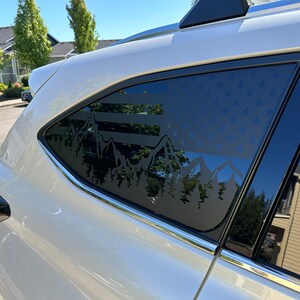 Fits 2018-2023 Subaru Crosstrek Rear Side Windows Topographic Map Decal ...