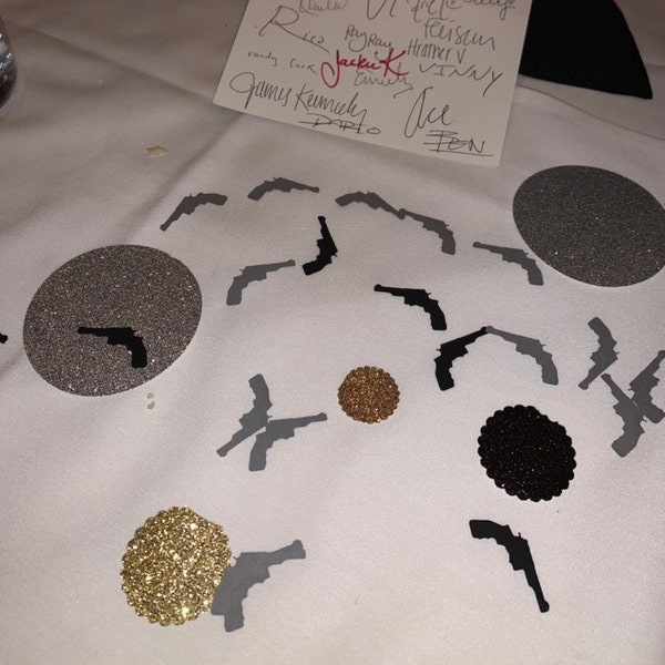 Gun Confetti. Second Amendment. Cowboy Party. Gun Party. Boy Party ...