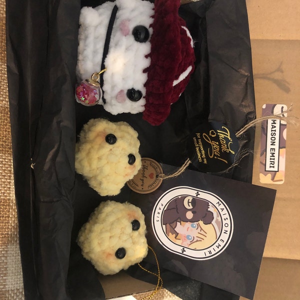 Crochet Plushie Mystery Bag⎢ Stuffed Kawaii Animal, Aesthetic, Gacha ...