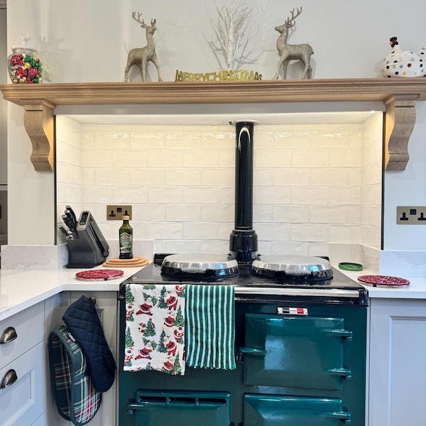 Wooden Ornate Floating Mantel Shelf Kitchen Over Oven Shelf Fireplace ...
