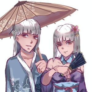 Colored Digital anime Sketch Commission | Etsy