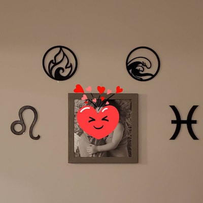 Leo Wall Art Leo Decor Zodiac Sign Horoscope Art Zodiac Decor Astrology ...