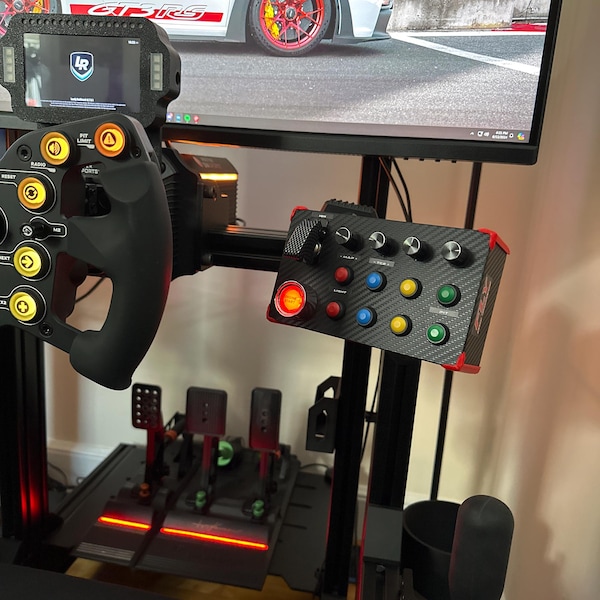 Button Box Sim Racing Console, 22 Funzioni, Leva Ignizione E Start ...