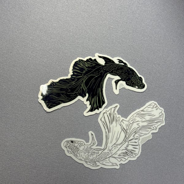 2pcs Stickers, Satosugu Stickers, Betta Fish Stickers, Jujutsu Stickers ...