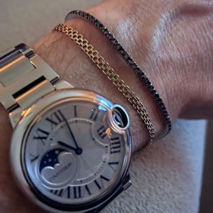 String Bracelet With Diamond 18k Gold, Diamond Bracelet, Friendship ...