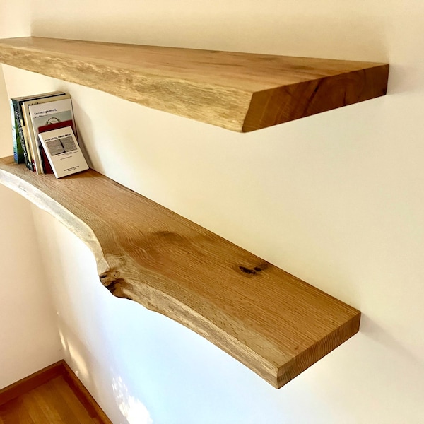 Live Edge Floating Shelf, Live Edge Shelf Custom Orders - Etsy
