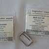 1 Inch Large Mouth Curved Slide Buckle for Thick Straps, Antique Brass ...
