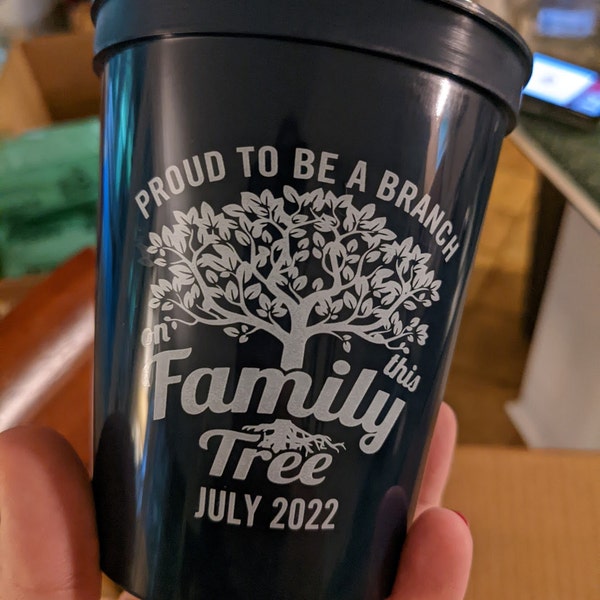 Family Reunion Party Cups, Family Reunion Gifts, Family Reunion Party ...