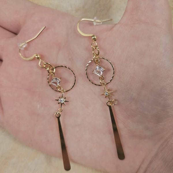 Sunday Earrings | Honkai Star Rail Inspired Jewelry | Cosplay Earrings ...