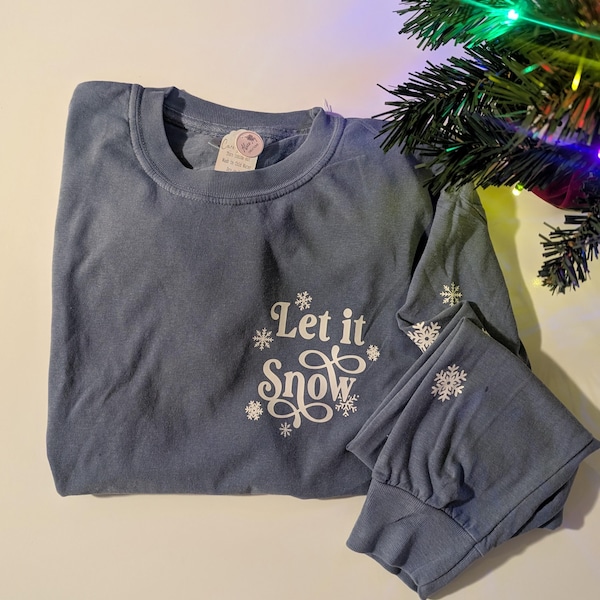 Let It Snow Shirt - Christmas Shirt - Snowflake Shirt - Let It Snow ...