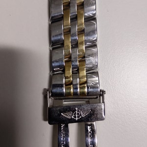 VERY SHINY Breitling Deployant Clasp Strap, Blue or Black in 22/24mm ...