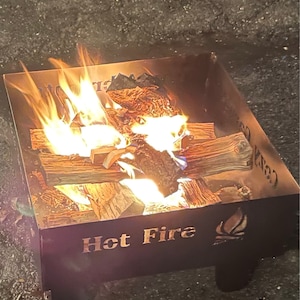 60 Inch Octagon Fire Ring Customized With Names Phrases or | Etsy