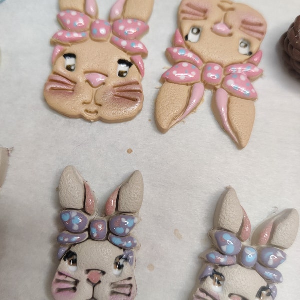 Santa and Mrs Claus Polymer Clay Cutter |SET Holiday Winter Clay ...