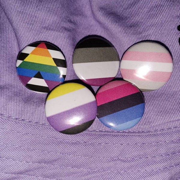 LGBTQ Pride Buttons custom Identity Requests Welcome - Etsy