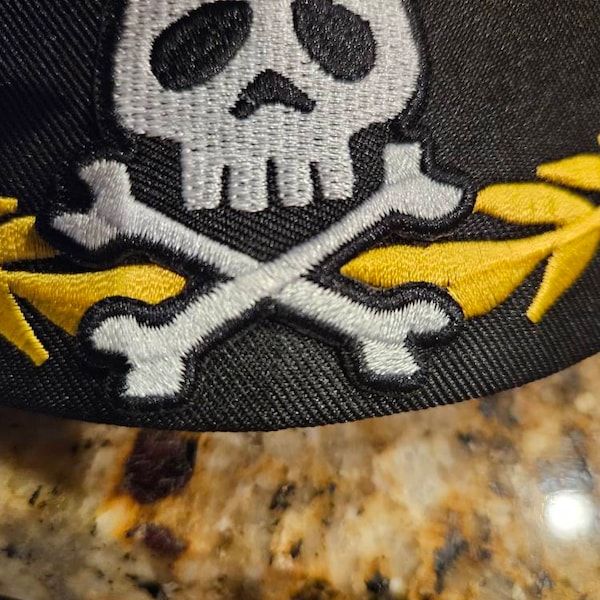Sew on Large (4 Inch) Embroidered Skull and Crossbones Patch - Etsy