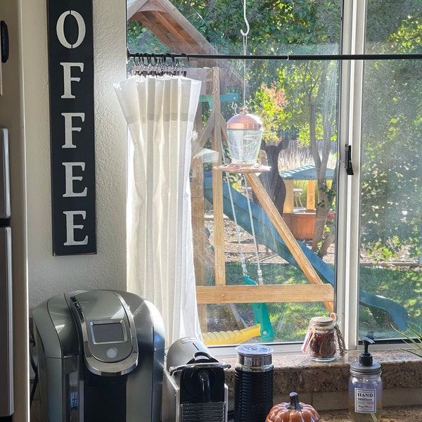 Coffee Vertical Sign - Primitive Country Painted Wall Sign, Kitchen ...