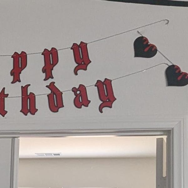 Horror Birthday Banner | Slasher Party | Halloween | Scream Birthday ...