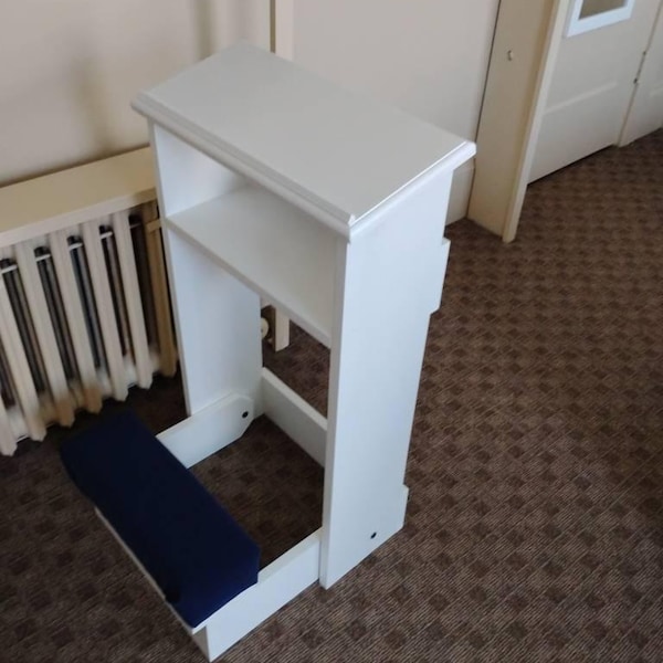 UNFINISHED Folding Prayer Kneeler Kneeling Bench Catholic Altar Home ...
