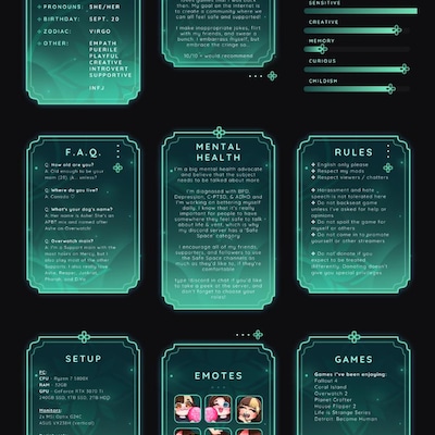 Twitch Gamer Sliders Retro Twitch Panels Rainbow Panels Customizable ...