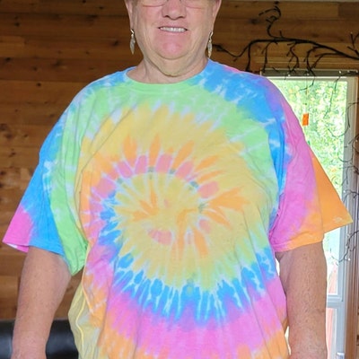 Tie Dye Shirt Neon Tie Dye Shirt Women Tie Dye Shirt Women Summer Shirt ...