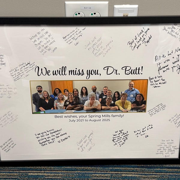 Custom Signature Photo Frame - Retirement & Farewell Gift for Coworker ...