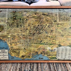 USA Media Map / Old Poster Map of America / Vintage Print / Wall Art ...