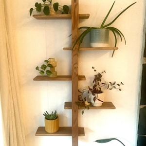 Minimal OAK Wood Curtain Rod Bracket Holder Solid White Oak - Etsy