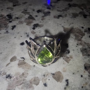 Sterling Silver Blue Fire Opal Inlay Ring Hawaiian Blue Opal Gemstone ...