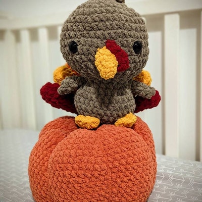 PATTERN: Plush Tucker the Turkey Pattern Amigurumi Chunky Turkey ...