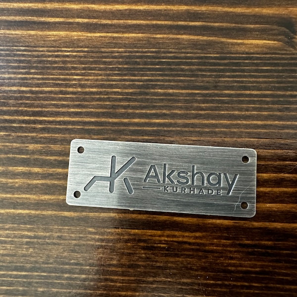 Black Metal Labels, Aluminium Tags, Fabric Labels, Metal Tags, Sewing ...