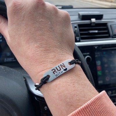 RUN Running Bracelet: Multicolor, Black, & Pink, ATHLETE INSPIRED ...