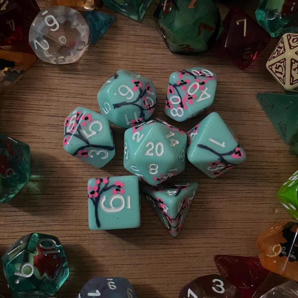 Borderlands Inspired Lilith **extra Dice** Dnd/dungeons and Dragons/rpg ...