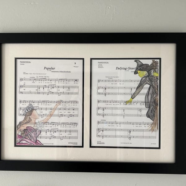 Moulin Rouge Derek Klena Sheet Music Art - Etsy