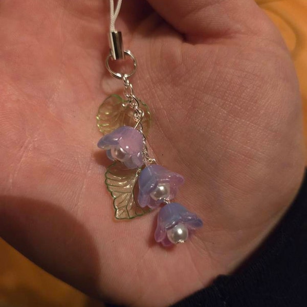 Lily of the Valley Phone Charm | Bag Charm, Keychain | Floral ...