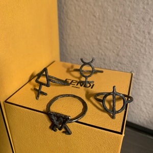 ARSENIC Ring Arsenic Symbol Alchemy Symbols Esoteric - Etsy