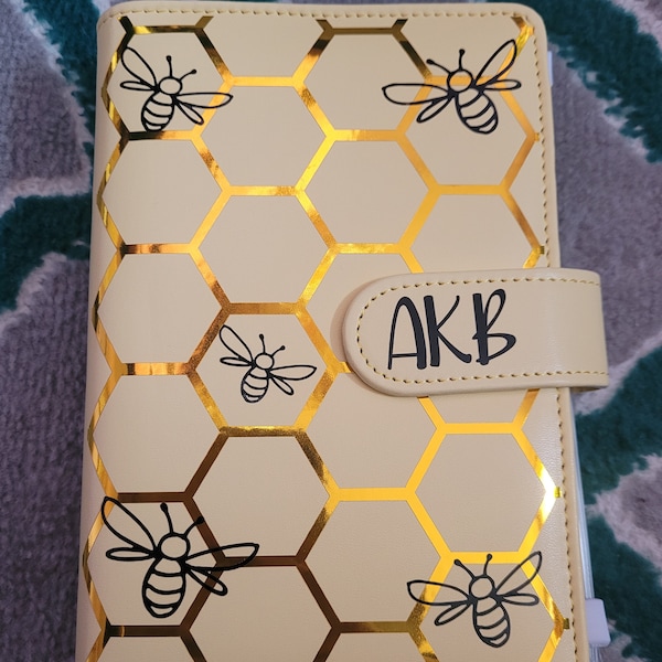Bee Themed Personalised Savings Binder/budget Planner/money Wallet ...