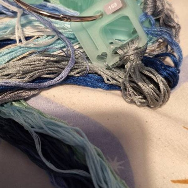 ACRYLIC Thread Drops | Floss Drops | Organiser Drop for Cross Stitch ...