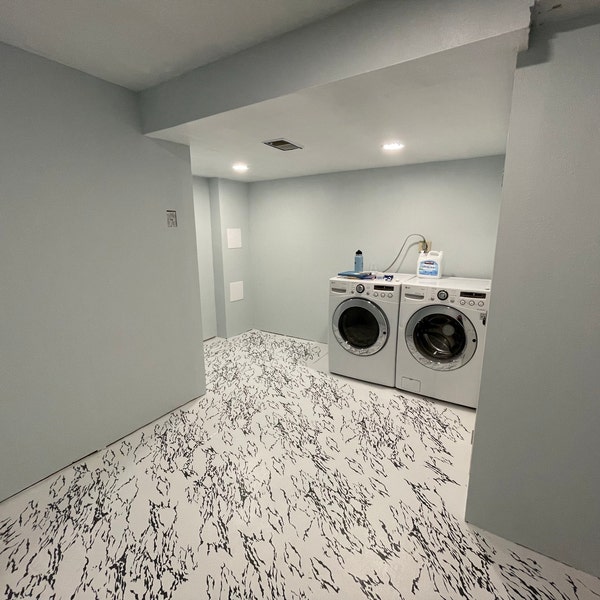 Marble Veins Backsplash Stencil - Quick and Cost Effective Way to ...