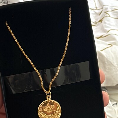 14k Solid Gold Angel Wings Necklace, Winged Heart Love Necklace, Flying ...