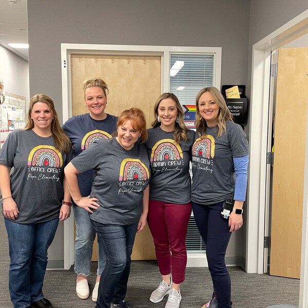 Personalized Office Crew Shirt, School Office Staff Tees, Gift for ...