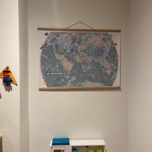 A1 Wooden Poster Hanger A2 Landscape Poster Hanger A3 A4 - Etsy