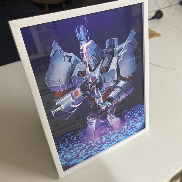 Transformers MTMTE Megatron Art Print - Etsy